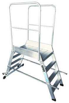 EP2 - escalera de plataforma móvil con dos accesos - altura máxima de ...