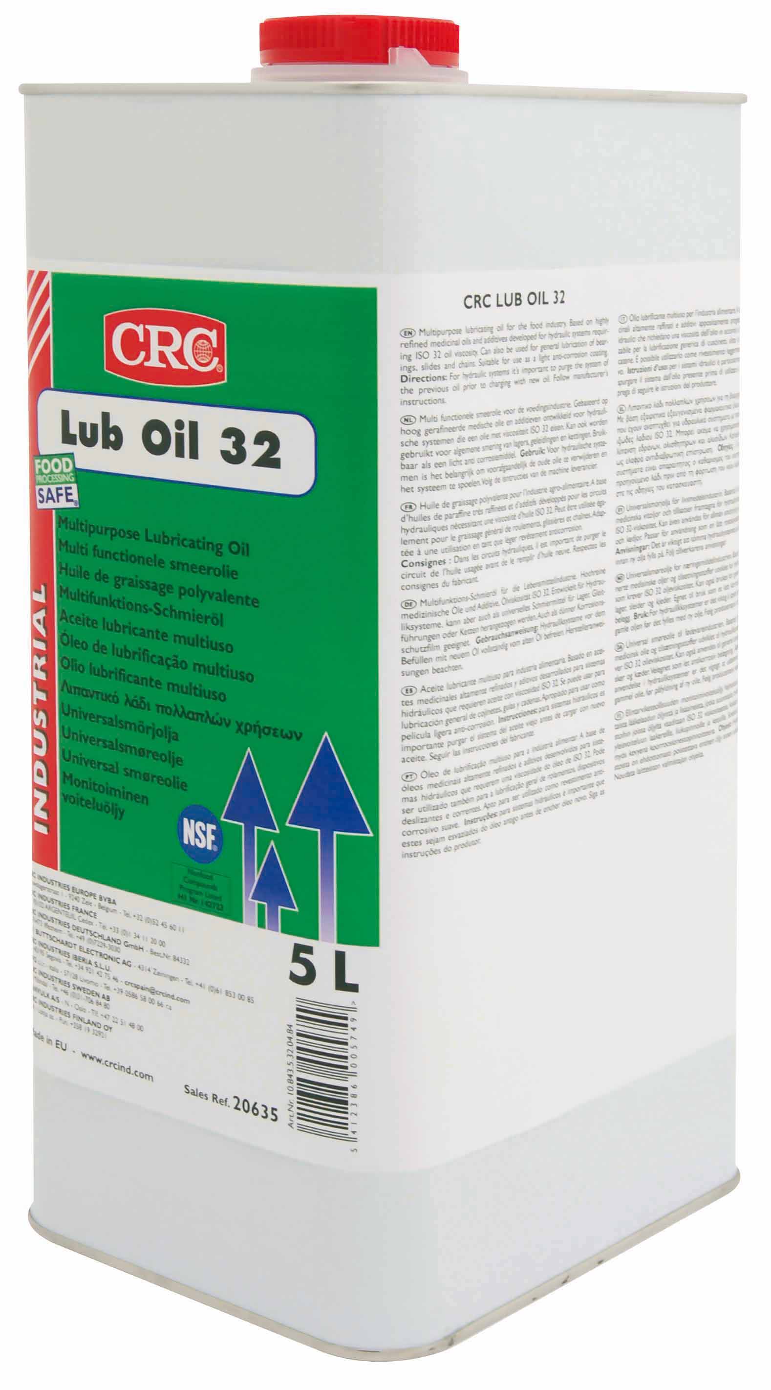 LUB OIL 46 FPS - Aceite para lubricación general - CRC INDUSTRIES ...