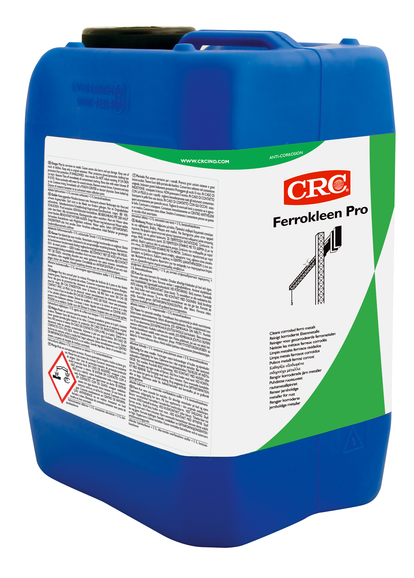 FERROKLEEN PRO - Limpiador profesional de óxido en metales ferrosos ...