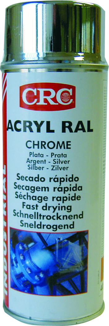 ACRYL RAL CROMADO - Pintura acrílica efecto cromado - plata - CRC ...