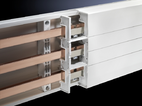 Barras RiLine60 800A, Sistema de pletinas protección, bandeja 1100mm ...