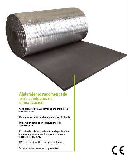 Armaflex Duct Plus plancha en rollo 8 m - ARMACELL IBERIA, S.L.