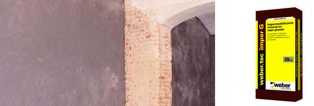 WEBER.TEC IMPER G - Impermeabilizante mineral en capa gruesa - WEBER CEMARKSA