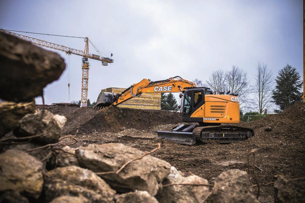 Excavadora CX245D SR de CASE - partes repuestos y equipos