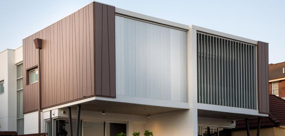 Estructura y estética con el sistema de panel de fachada en zinc ...