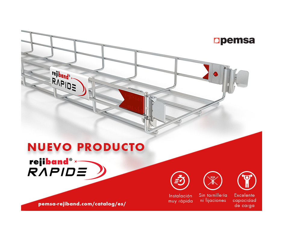 Pemsa lanza Rejiband Rapide, la bandeja portacables más rápida del ...