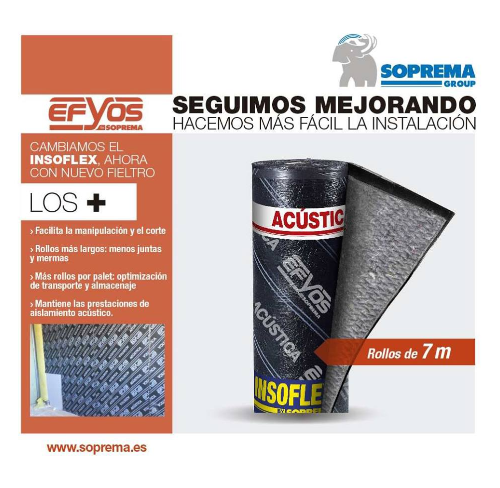 Soprema, hace más fácil la instalación de su INSOFLEX® | Construnario.com